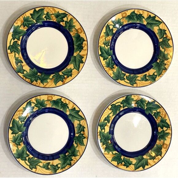 Dining | Casual Victoria Beale Yves 934 Ivy Leaf Set Of 4 Cup Saucer 6 ...